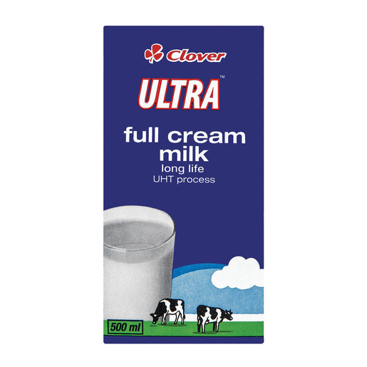 Clover Ultra Uht Full Cream Milk 500ml | PnP